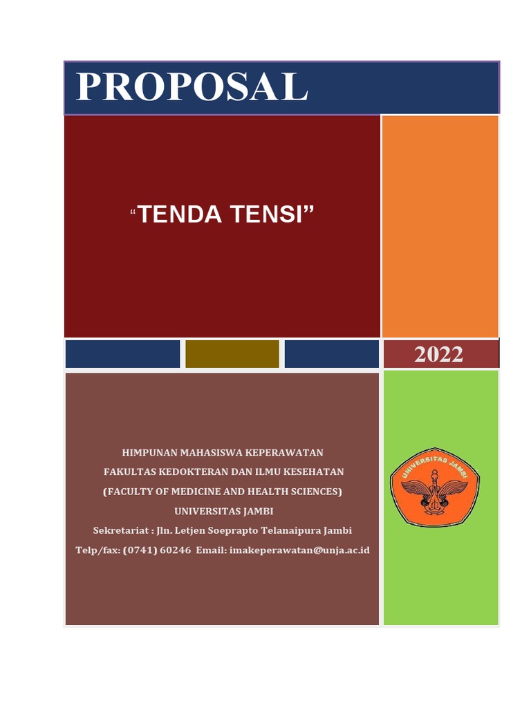 Proposal Tenda Tensi | PDF