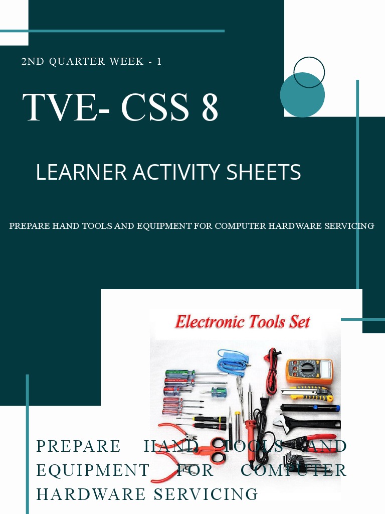 Computer Hardware Servicing Pdf Learning Computing