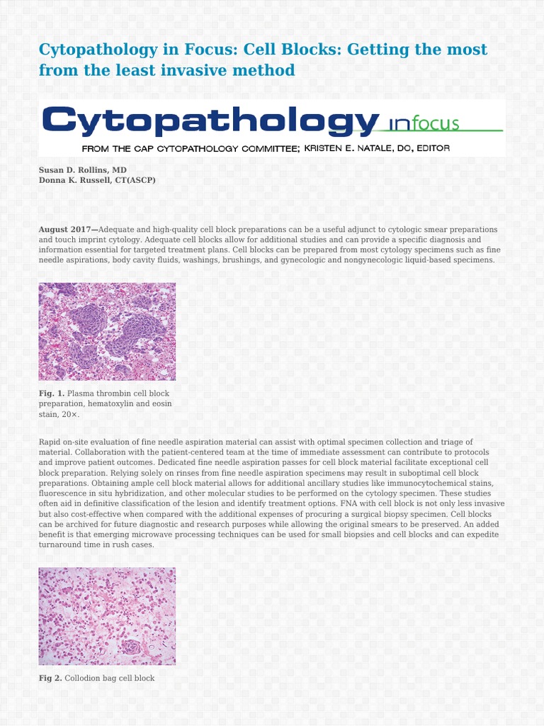 Adv Vs Disadv | PDF | Cytopathology | Histopathology