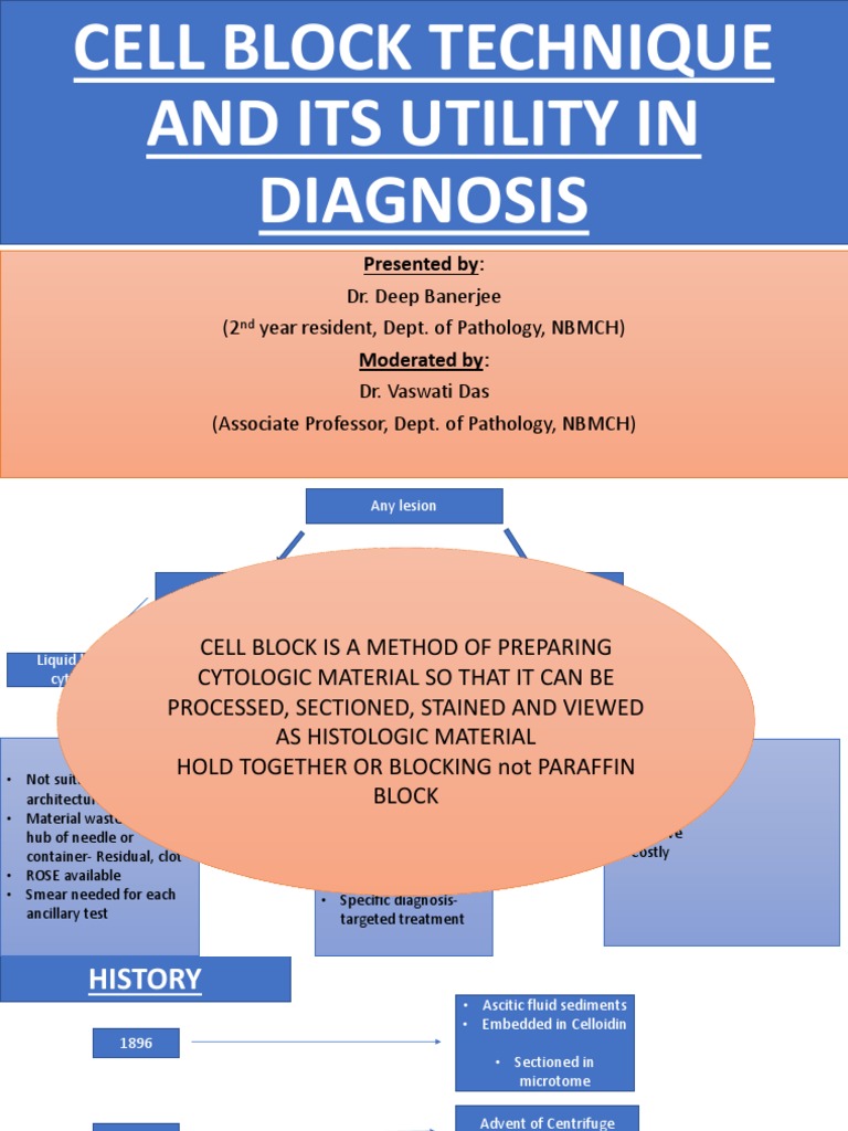 Cell Block | PDF | Cytopathology | Histology