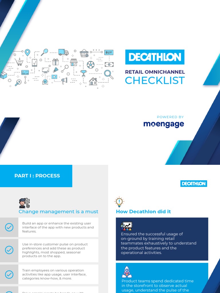 Retail Marketing 101-Decathlon Checklist | PDF | Mobile App | Online And Offline