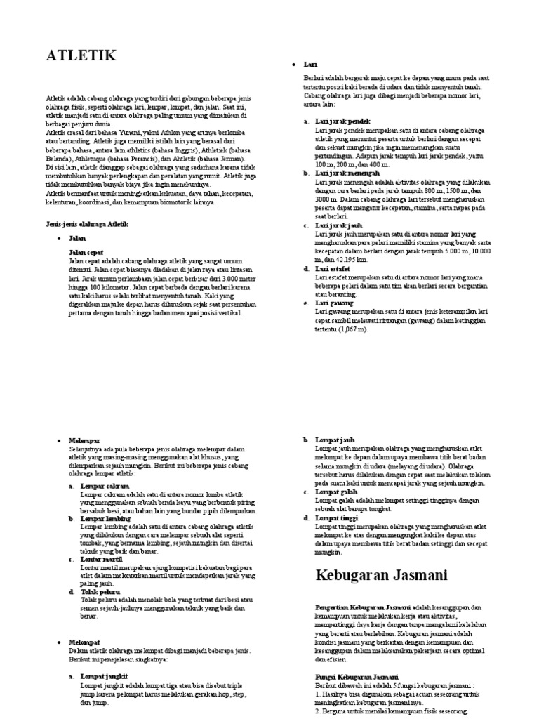 ATLETIK | PDF