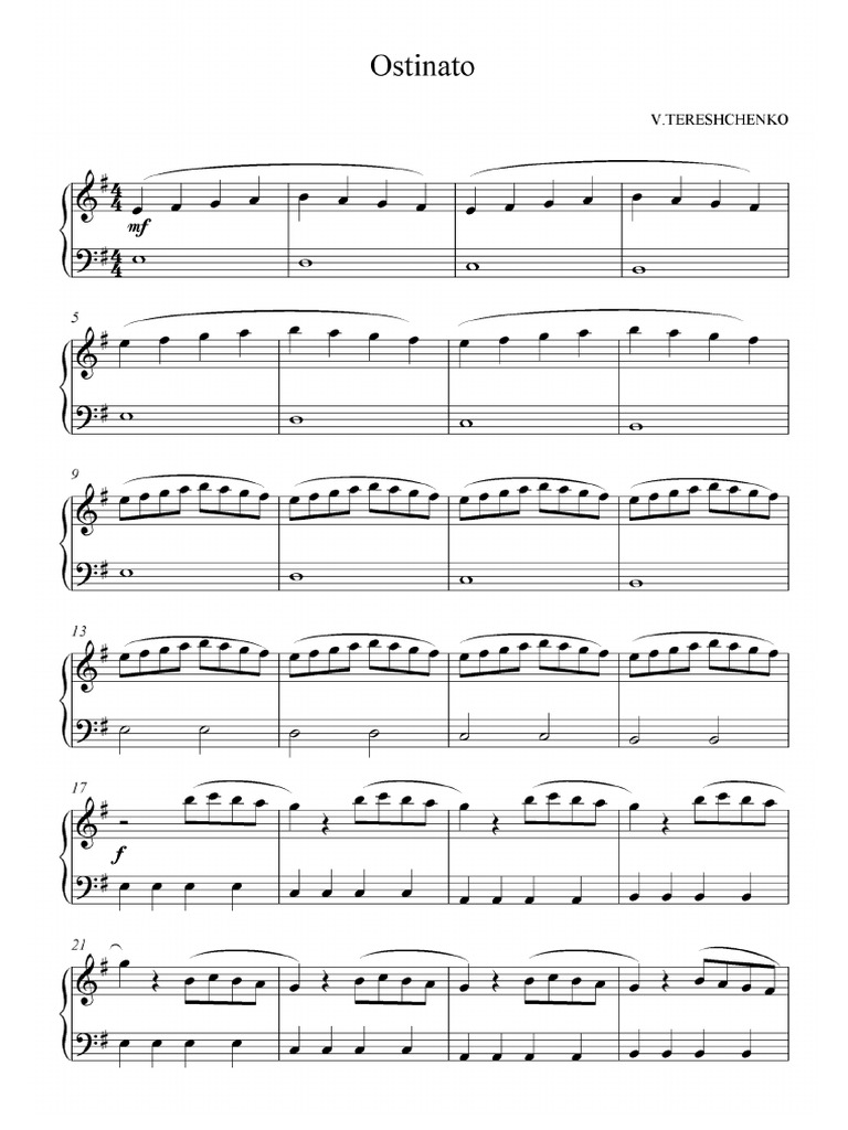Ostinato | PDF