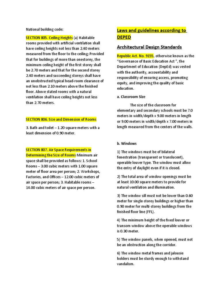 National Building Code | PDF | Window | Building Engineering