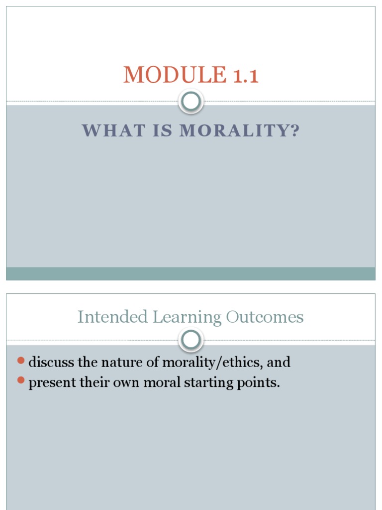 Ethics Morality | PDF | Morality | Divine Command Theory