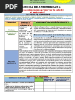 Ficha de Aprendizaje CCSS 3° GRADO | PDF | Evaluación | Aprendizaje