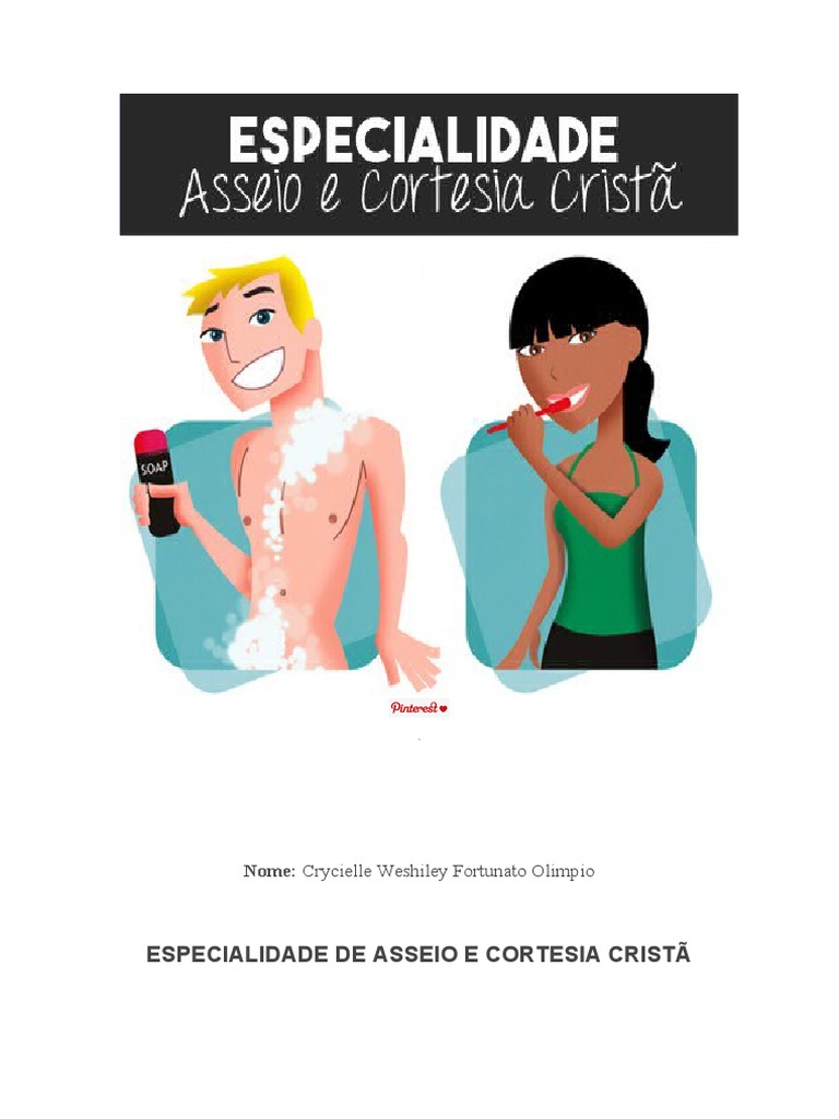 Especialidade de Asseio e Cortesia Crista | PDF | Jesus | Deus