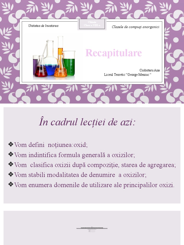 Recapitulare | PDF
