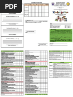 ECCD Checklist KINDERGARTEN | PDF