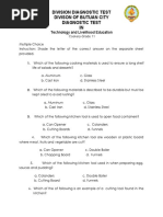 Grade 11 TVL Cookery Module Quarter 1 | PDF | Disinfectant | Kitchen ...