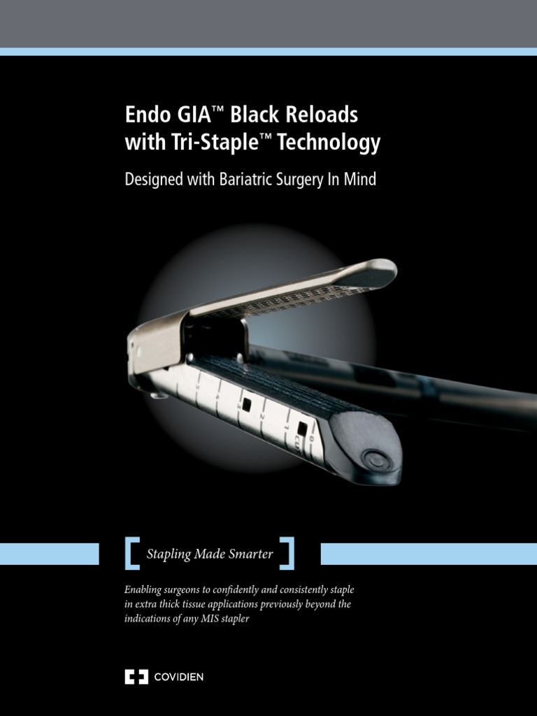 Endo Gia Curved Tip Reload With Tri Staple | PDF | Bariatric Surgery