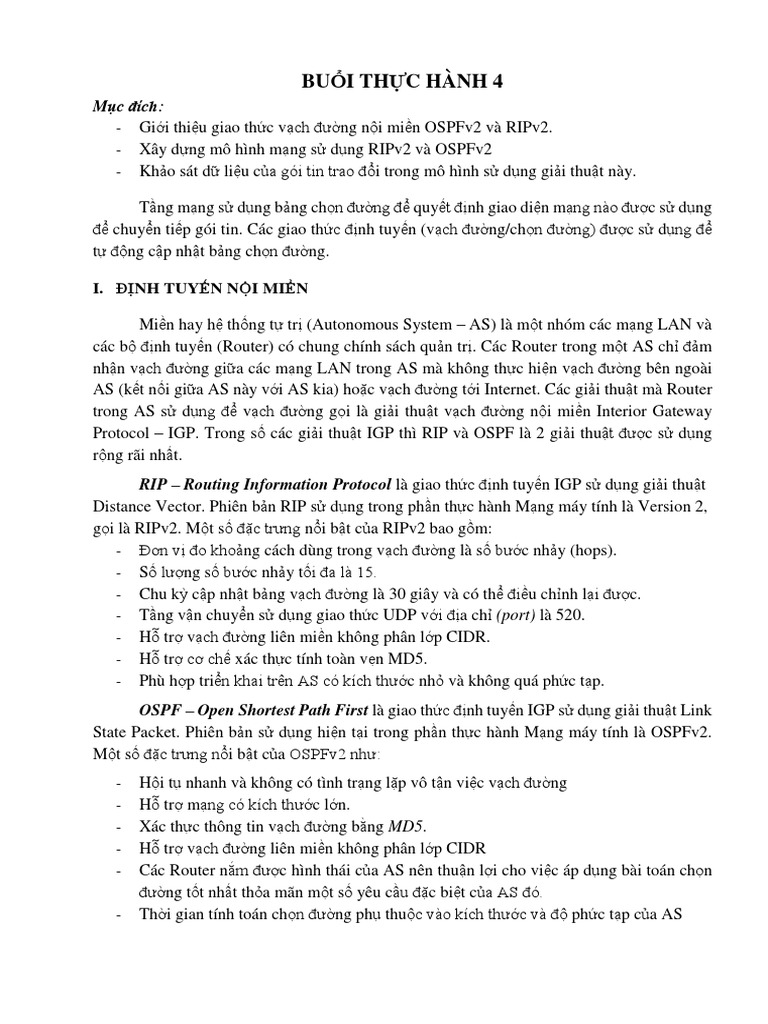 Buoi Thuc Hanh 4 | PDF
