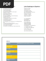 Sandunga Letra en Espanol | PDF