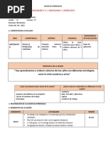 Sesion Completamos Patrones Numéricos | PDF | Plan de estudios | Aprendizaje