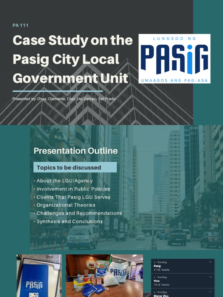 Group 2 - Case Study On The Pasig City LGU | PDF | Government