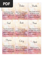 Dropping Anchor Russ Harris Infographic | PDF | Subjective Experience ...