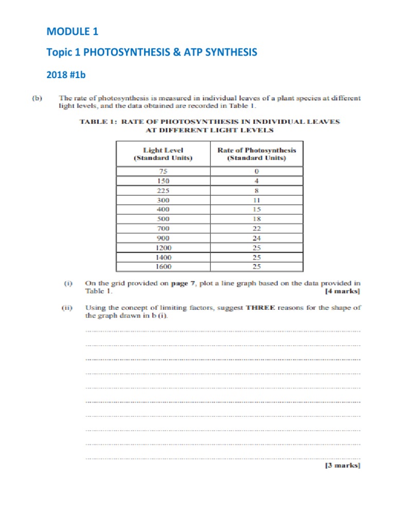 MODULE 1 Broad Topics - Past Papers With Answers | PDF | Science ...
