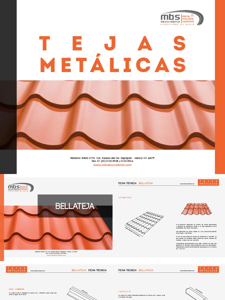 04 TejasMetalicas | PDF | Diseño arquitectonico | Arquitectura