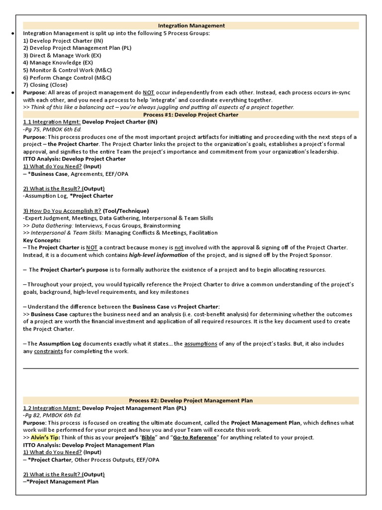 CAPM Study Guide | PDF | Project Management | Business
