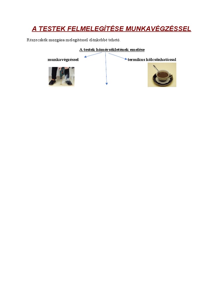 A Testek Felmelegítése Munkavégzéssel | PDF