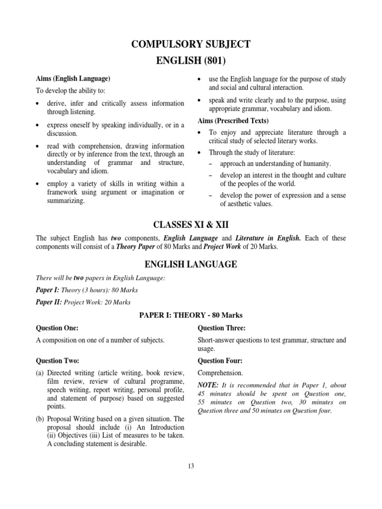 Isc English 2024 | PDF | Reading Comprehension | Question