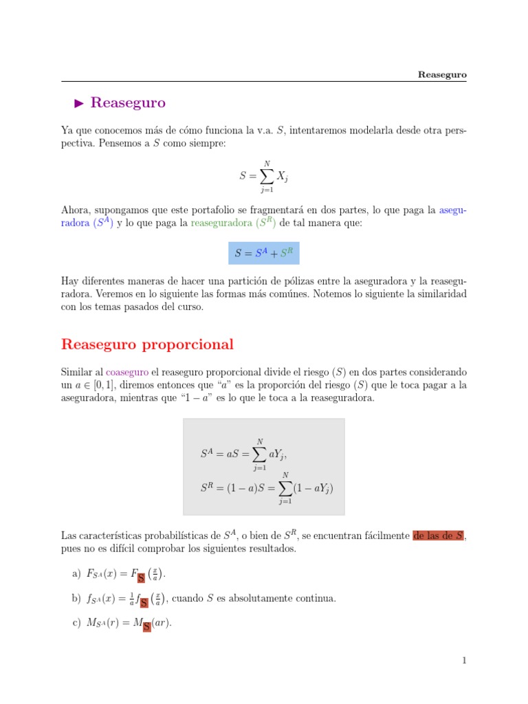 Reaseguro | PDF | Reaseguro | Seguro
