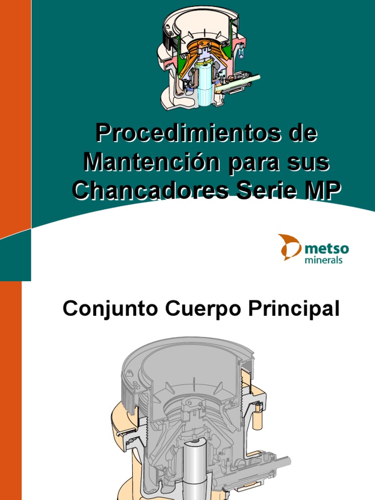 Mantencion Chancadores MP | PDF | Engranaje | Ingeniería mecánica