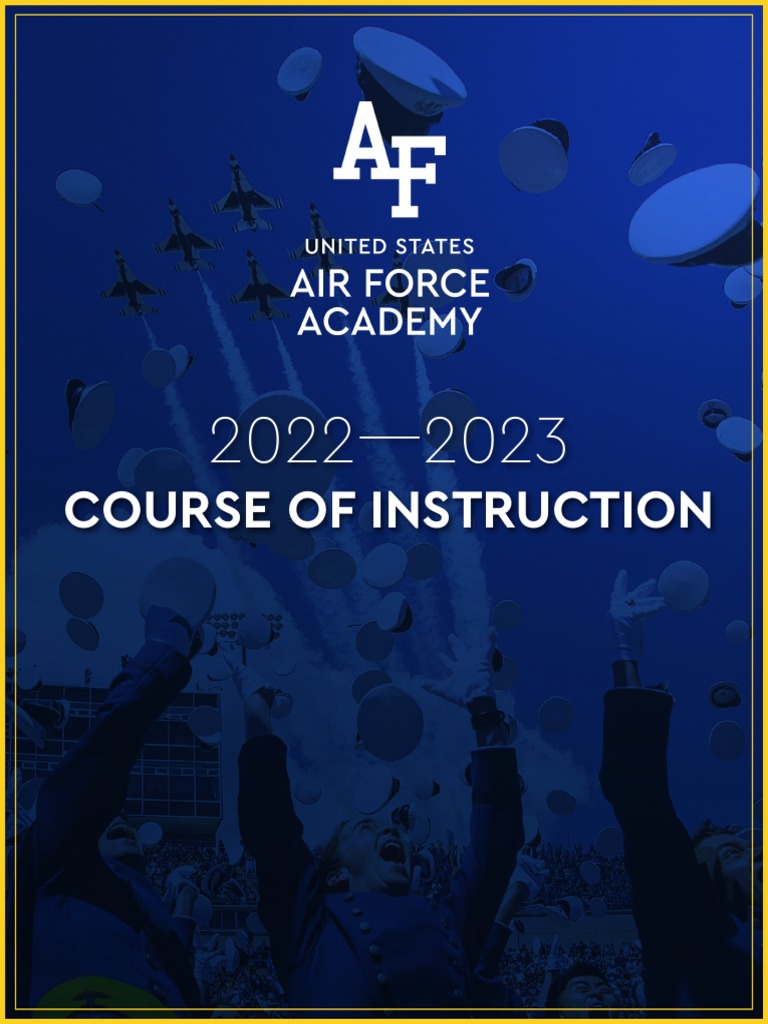 2022 2023 COI With Front and Back Cover | PDF | United States Air Force ...