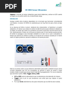 Informe de Sensor Ultrasonico | PDF | Sonido | Arduino