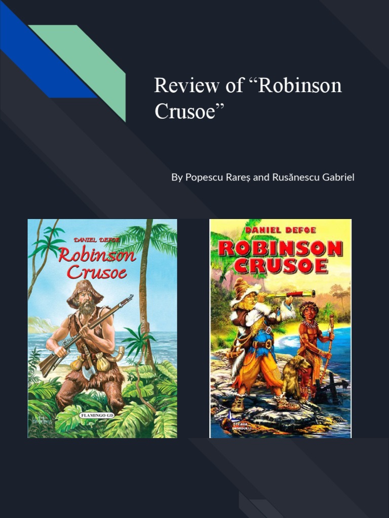 Review of "Robinson Crusoe" | PDF | Robinson Crusoe | Daniel Defoe