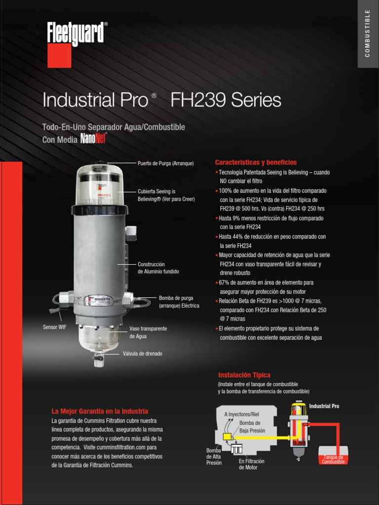 Industrial Pro FH239 NanoNet Boletin | PDF | Inyección de combustible