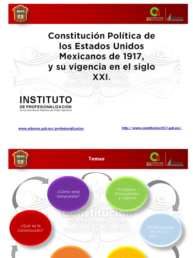 Centenario de La CPEUM 29feb2016 | PDF | México | Constitución