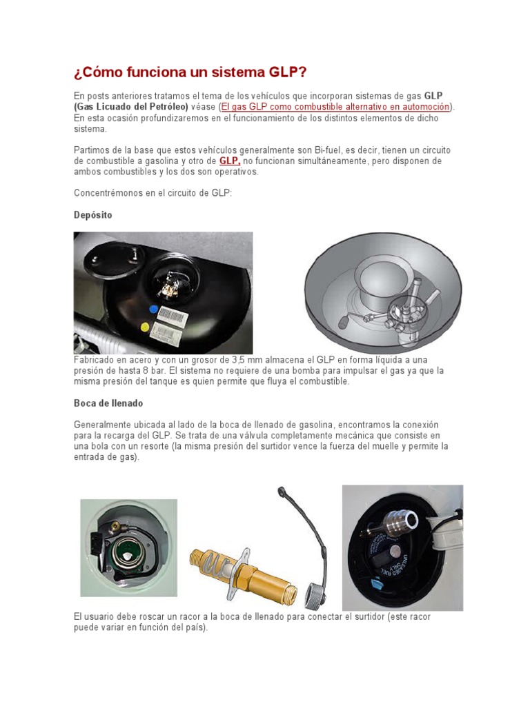 Cómo Funciona Un Sistema GLP 20000000000000000000000000022hyyy | PDF ...