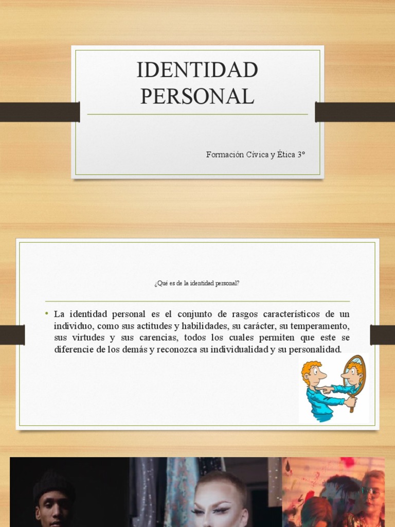 Identidad Personal y su Importancia | PDF | Crecimiento personal y ...