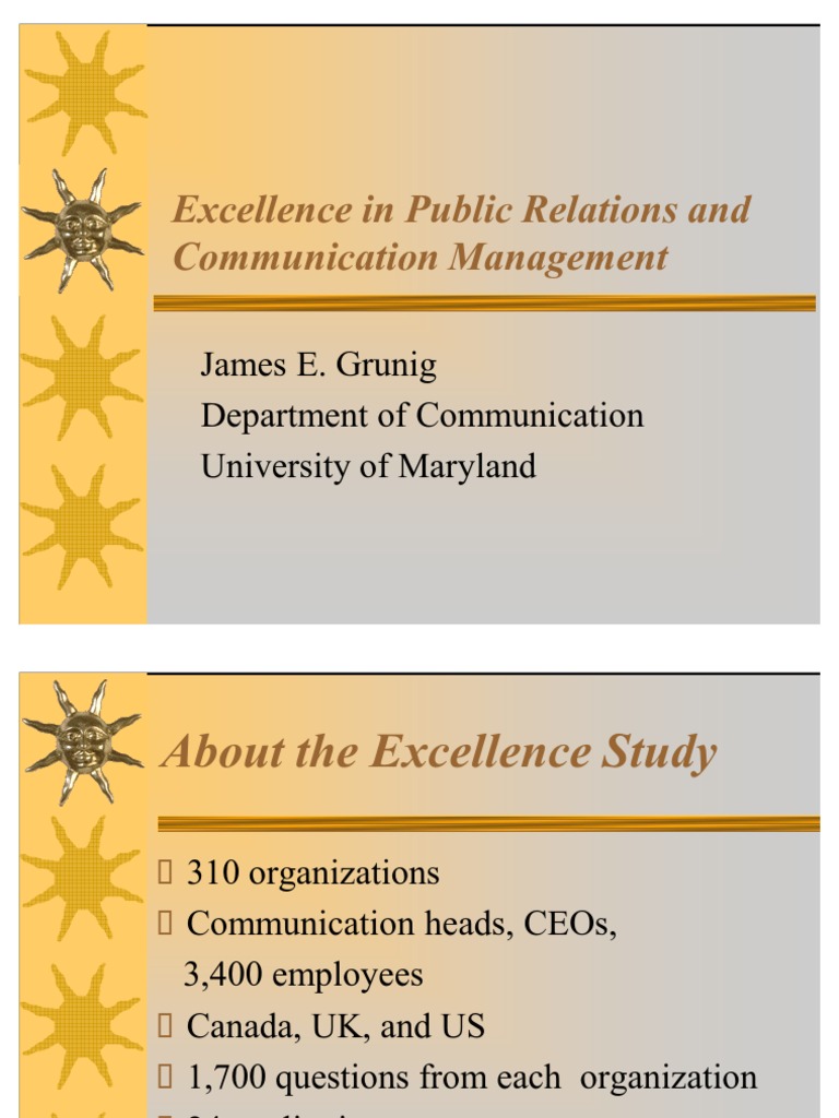 Excellence in Public Relations and Communication Management, James E ...