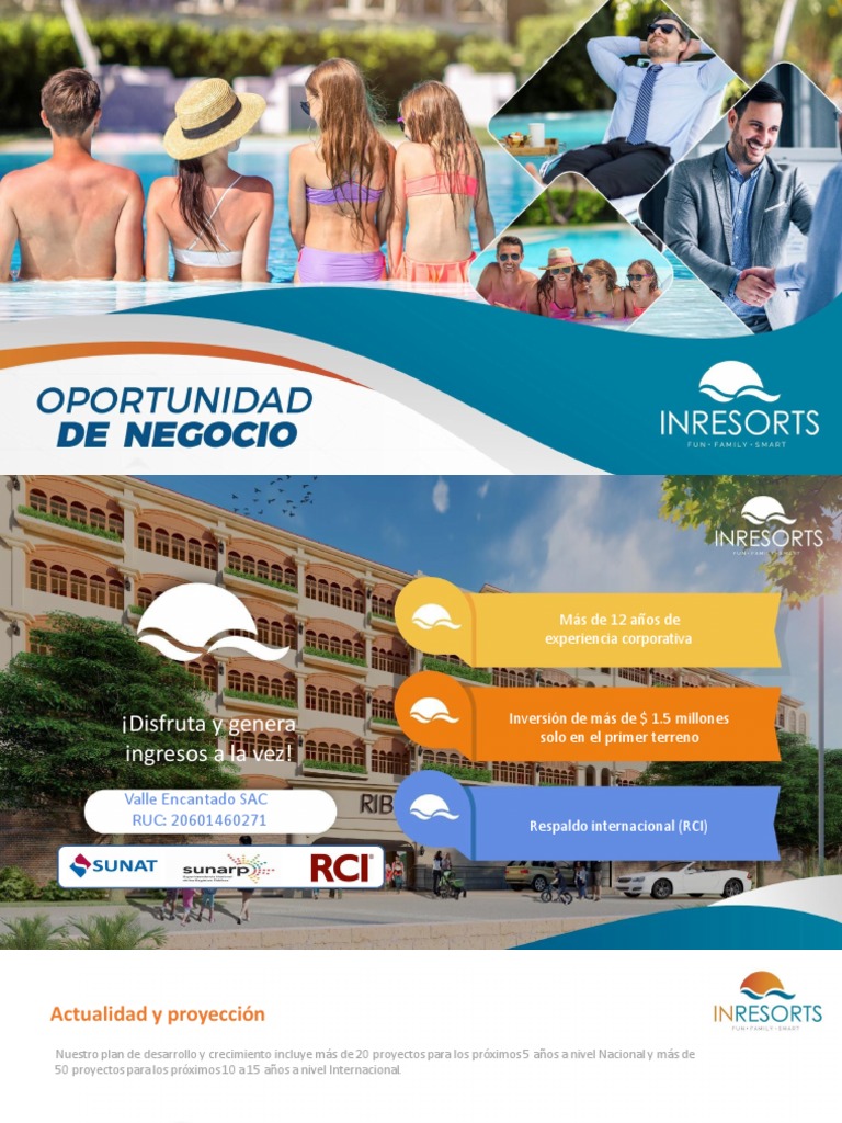Presentacion de Inresorts Julio | PDF