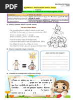 SESIÓN 08 Mi Cuerpo Es Un Templo - RELIGIÓN | PDF | Evaluación | Dios