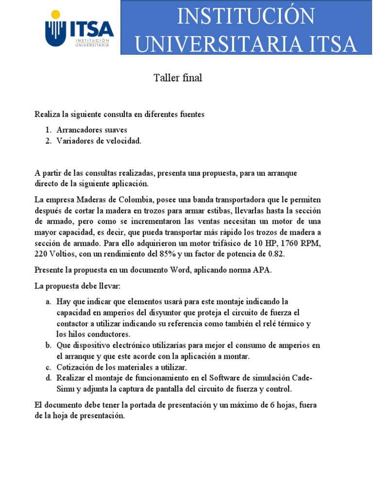 Taller Final | PDF