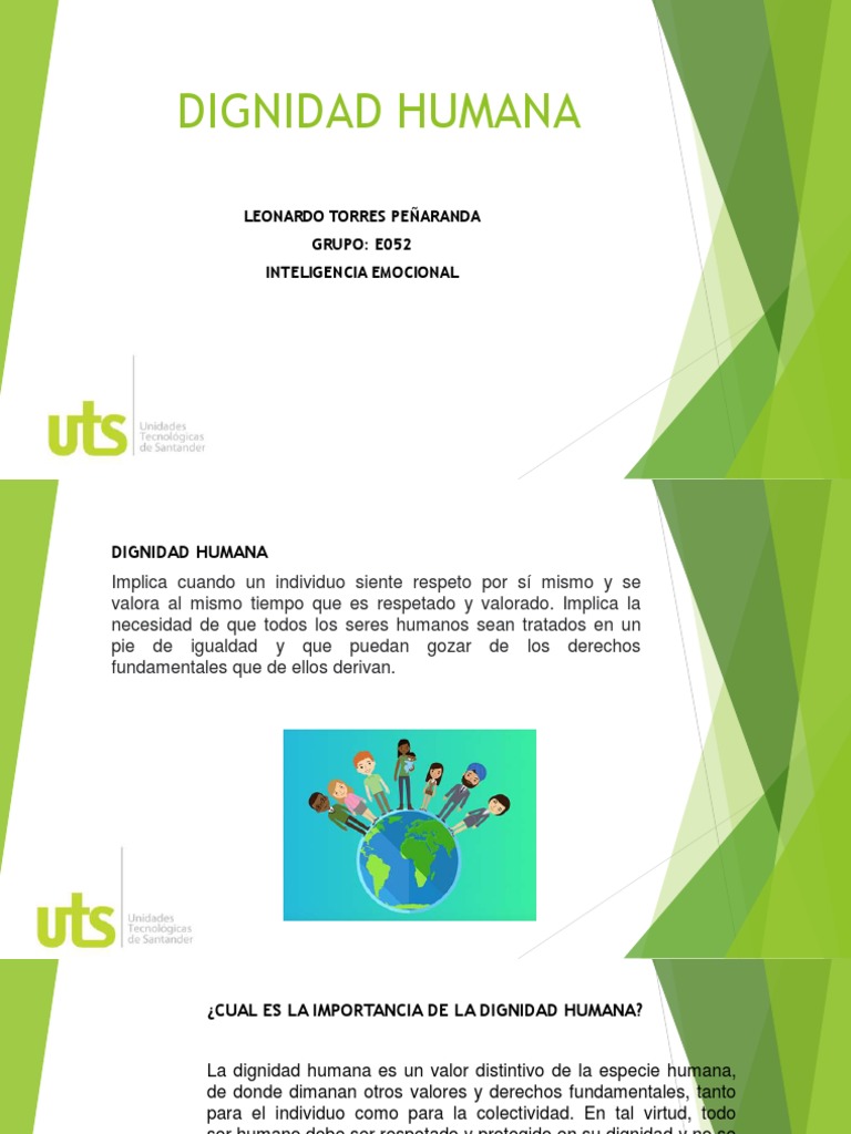 Dignidad Humana | PDF | Libertad | Justicia