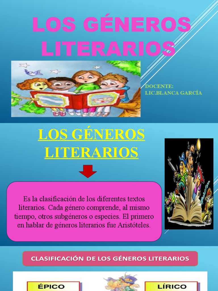 Generos Literarios | PDF | Poesía épica | Narración