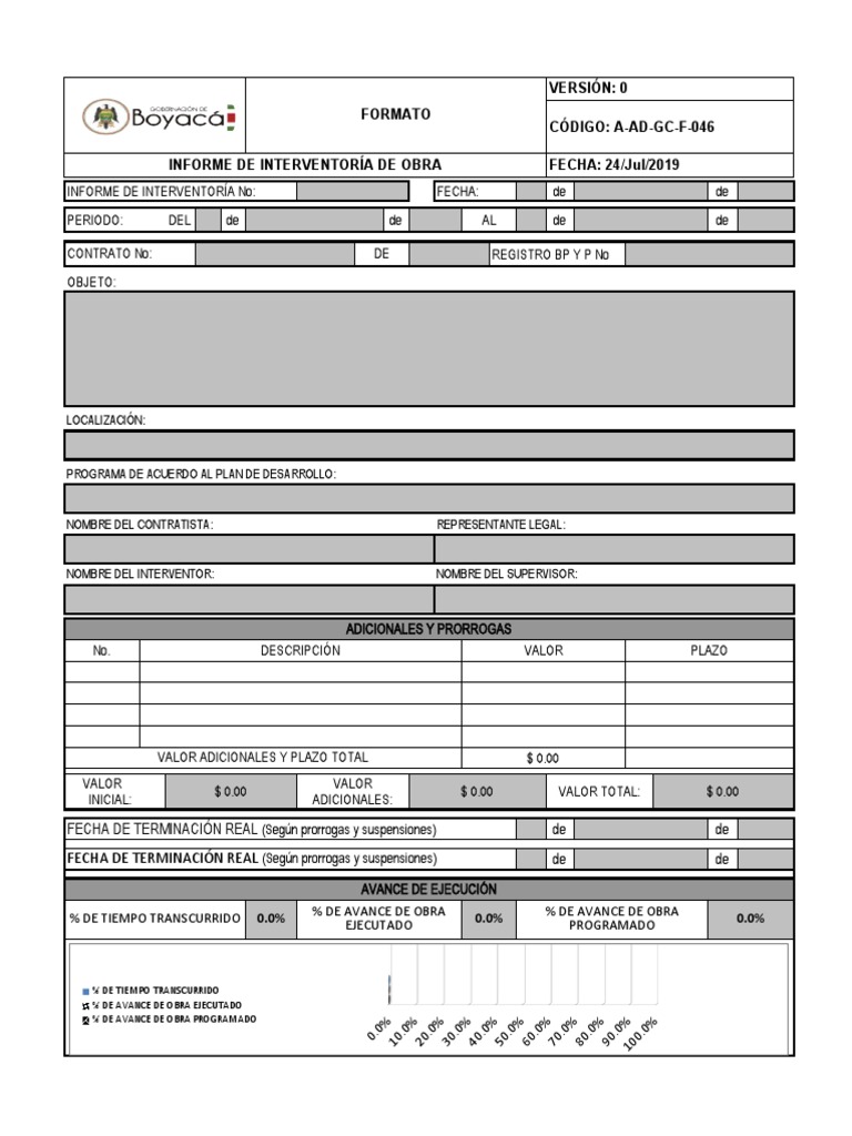 Informe de Interventoria de Obra | Descargar gratis PDF | Seguridad y ...