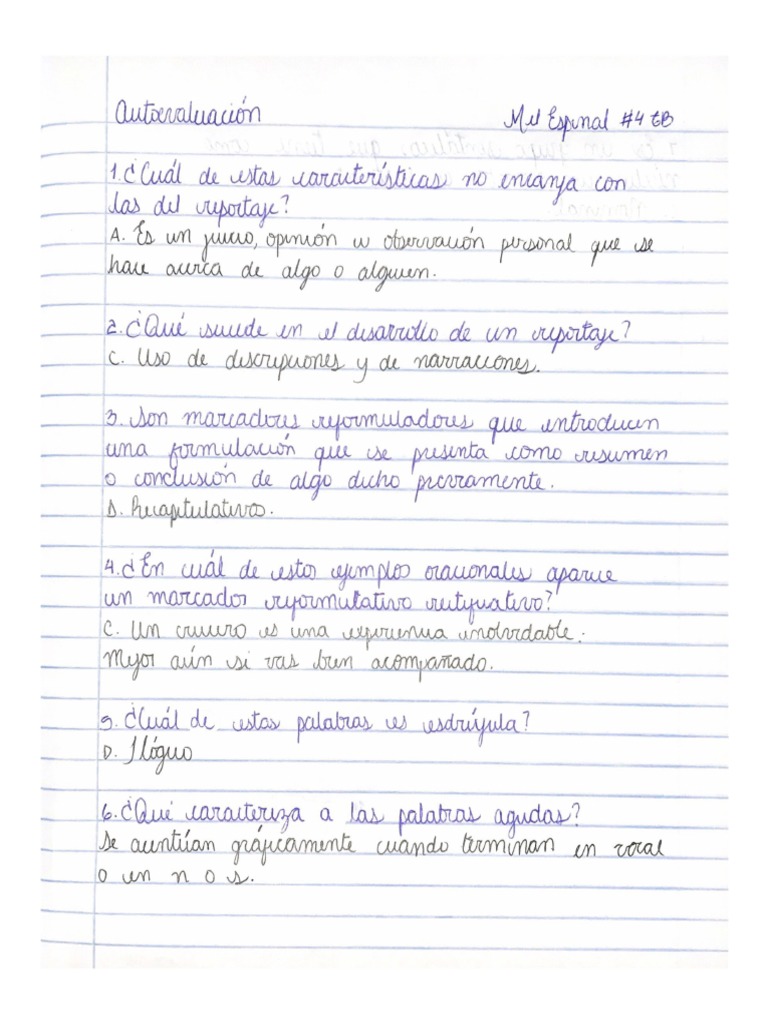 Autoevaluación #4 | PDF