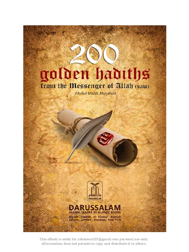 200 Golden Hadith-1 | PDF | Hadith | Muhammad