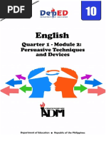 A F O R E S T: Persuasive Techniques Handout | PDF | Mnemonic | Question
