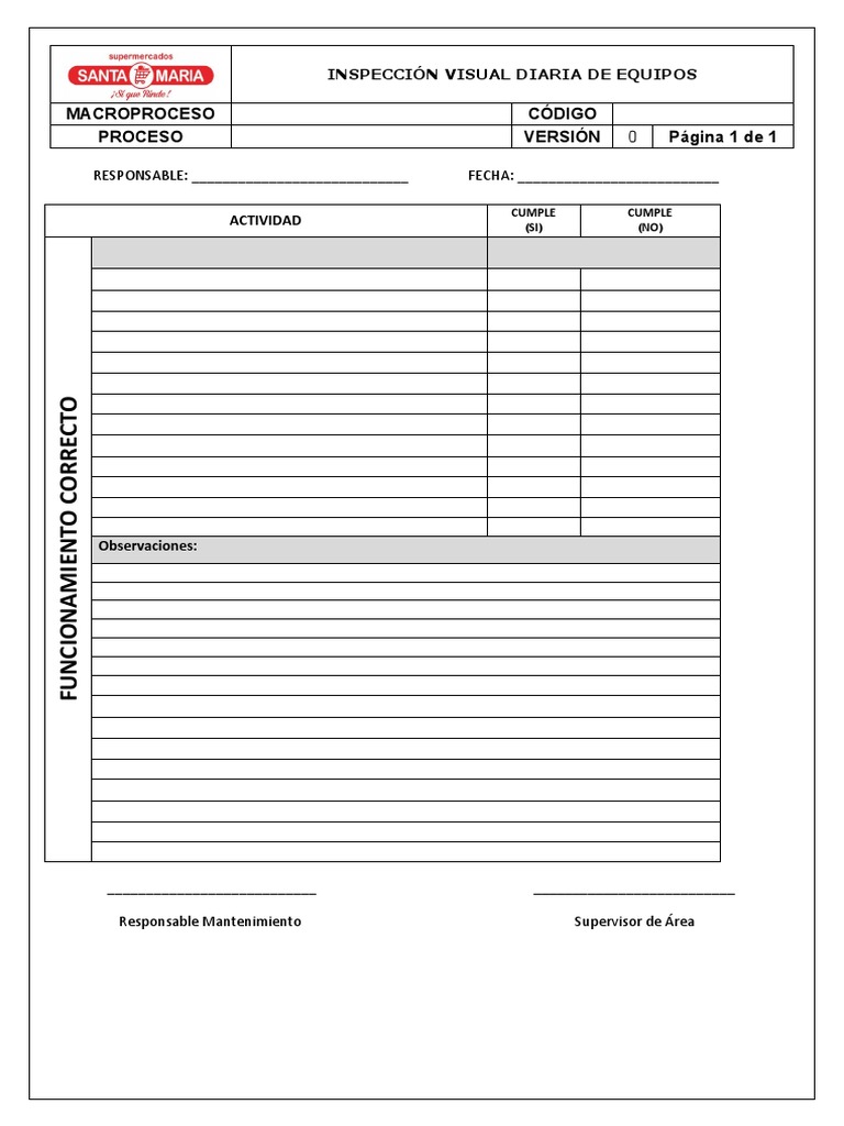 Inspección Visual MSM | PDF | Finanzas y dinero