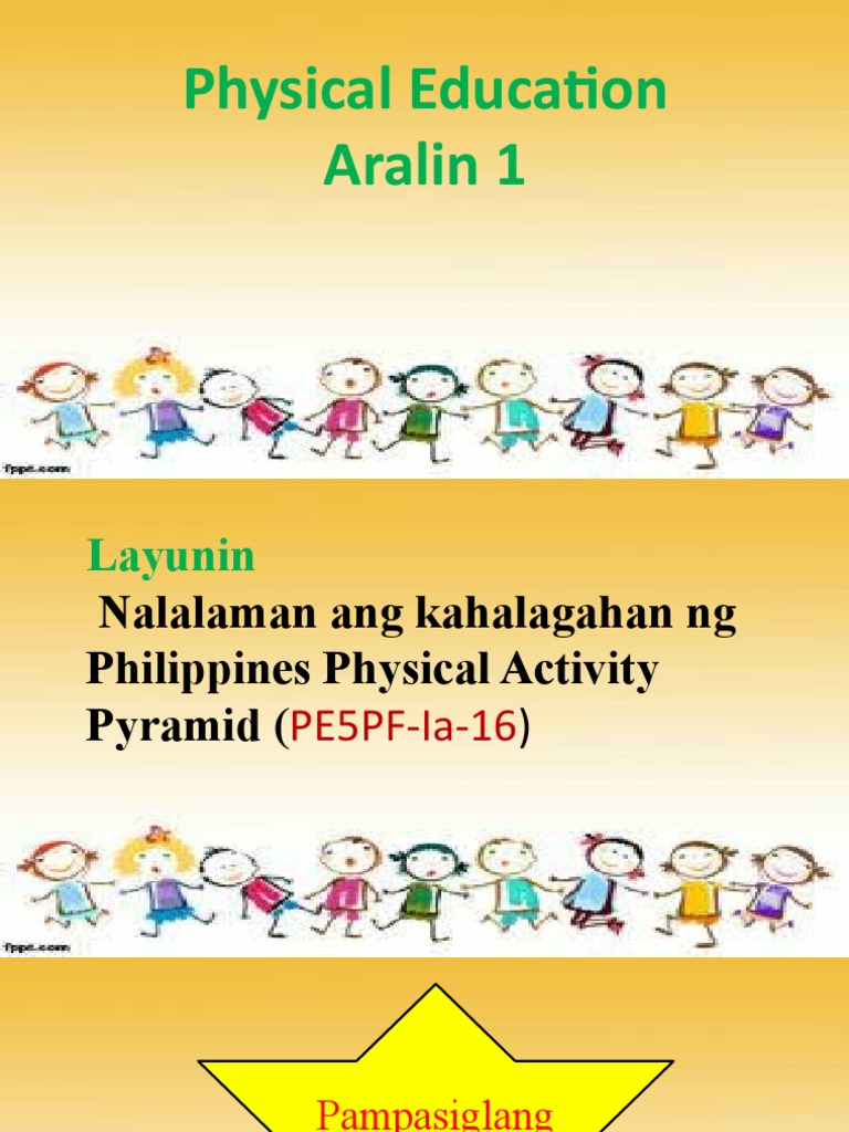 PE Grade 5 Week 1 | PDF