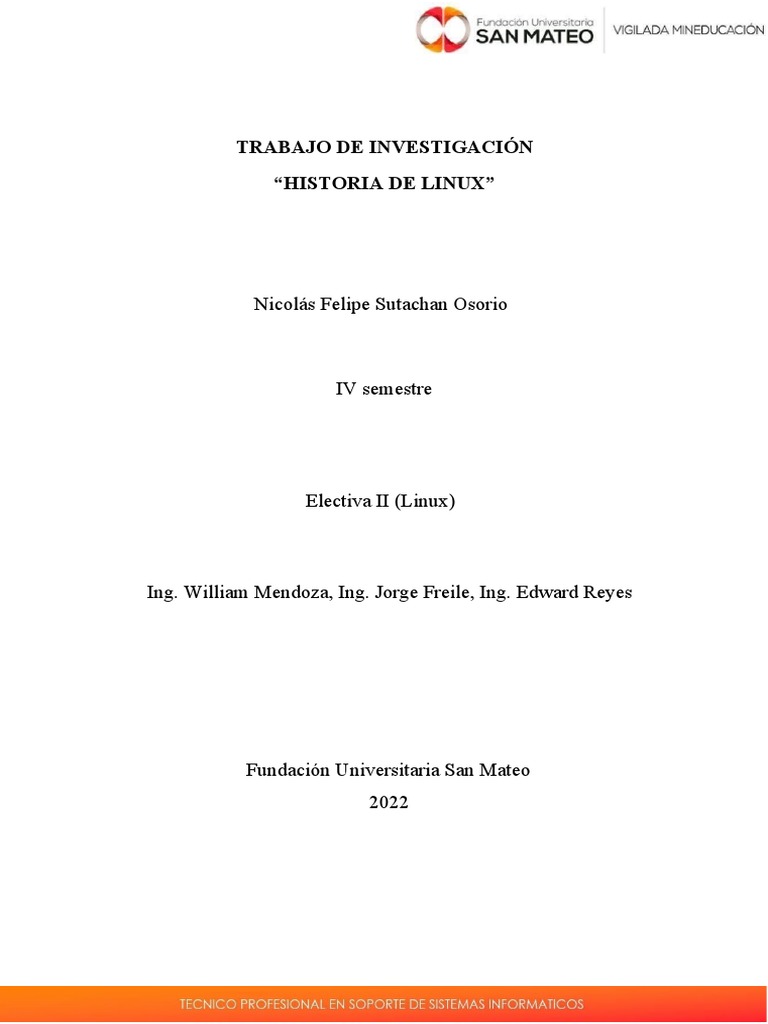 Historia y Evolución de Linux | PDF | Distribución de Linux | sombrero rojo