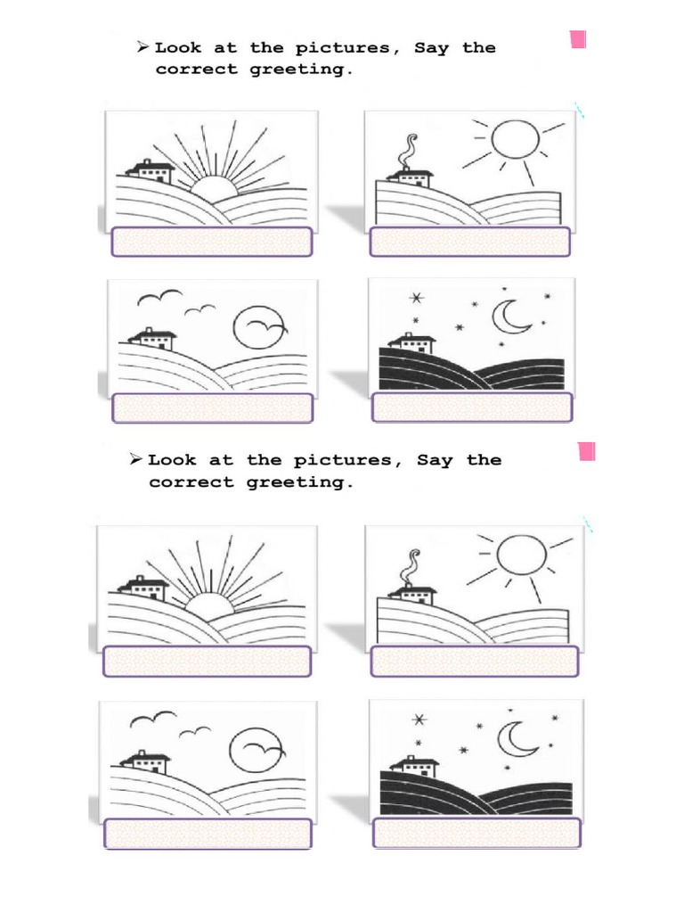 Greetings Actividad | PDF