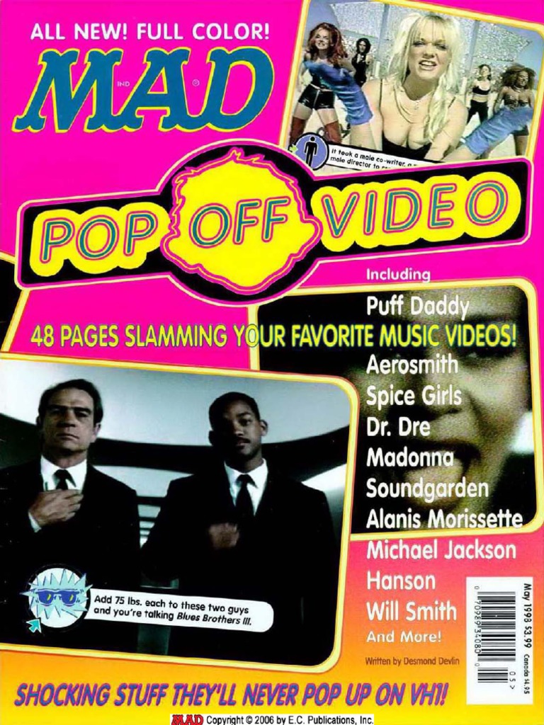 MAD Pop Off Video (1998) | PDF
