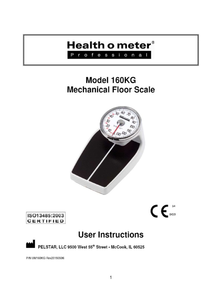 Bascula 160KG Instrucciones Del Uso | PDF